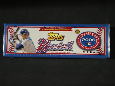 2006 TOPPS BASEBALL FACTORY SEALED COMPLETE SET 2 EXCLUSIVE 5-CARD ...