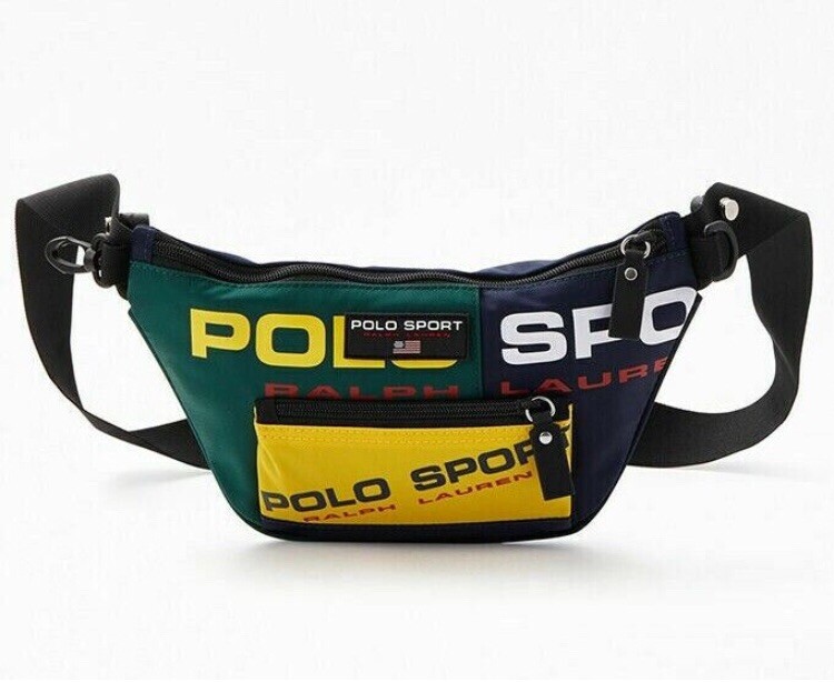 Polo Ralph Lauren Sport Crossbody Fanny Pack Waist Belt Zip Bag ...