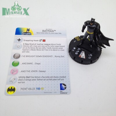 Heroclix Justice League: Trinity War set Batman #051 Super Rare figure ...