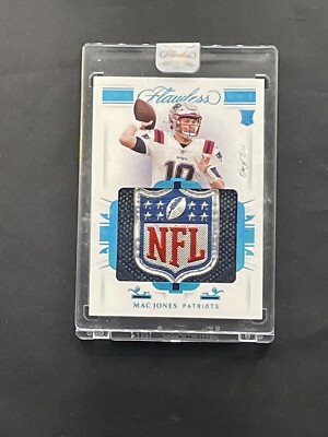 2021 mac jones rookie RC Flawless NFL shield TRUE 1/1 | eBay