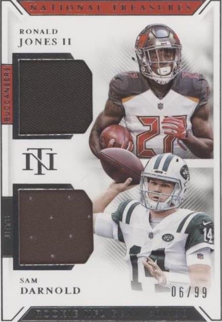 2018 Panini National Treasures Ronald Jones II Sam Darnold #GCM-31 for ...