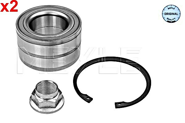 MEYLE x2 Wheel Bearing Kit For LAND ROVER Discovery III 04-17 LR048084 ...