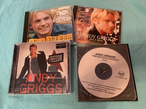 RARE Andy Griggs Promo CD Lot She’s More I’ll Go Crazy Freedom I Never ...