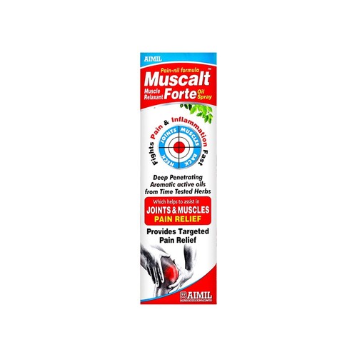 AIMIL Muscalt Forte Oil I Joint Pain Ayurvedic Oil with Spray - 30 ML ...