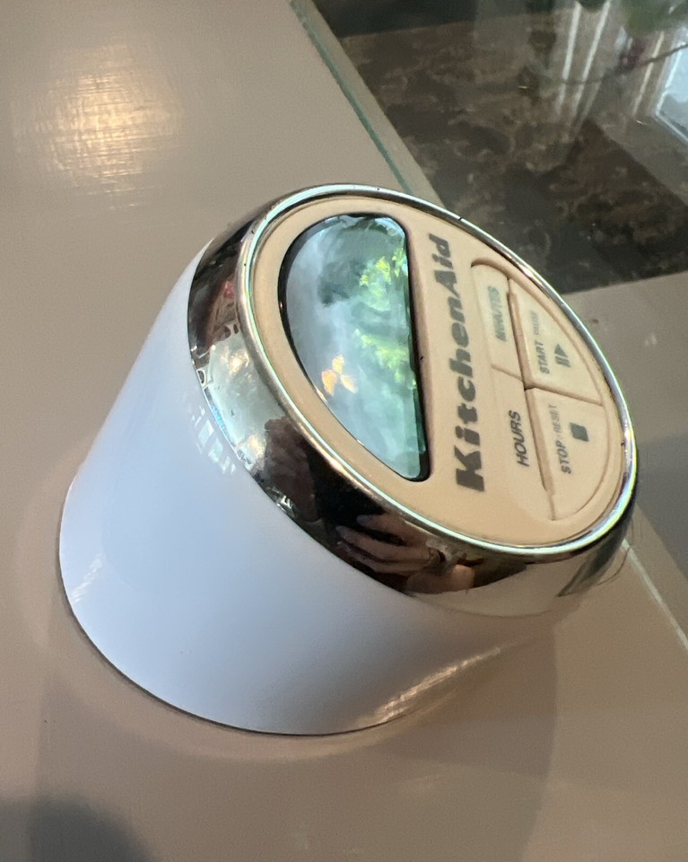 KitchenAid Digital Timer Cooks Series Kitchen White Chrome TESTED Works ...