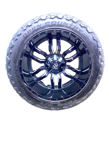 2019 FORD F250 FUEL SLEDGE D595 WHEEL RIM D595 24X12 8X170MM 37X13 ...