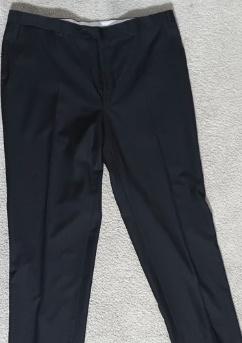 Canali 1984 Pants Made in Italy 38X30 Solid Char Black Current | eBay