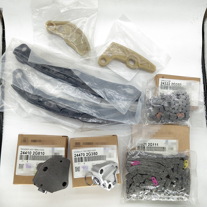 8pcs Engine Timing Chain Kit for Hyundai Santa Fe Tucson for Kia ...