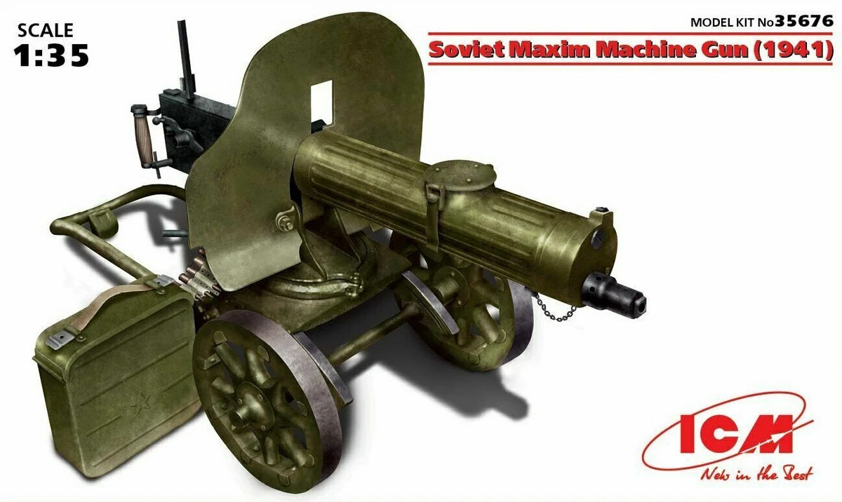 Minifig World War II PM M1910 Maxim Machine Gun Olive Brick, 45% OFF