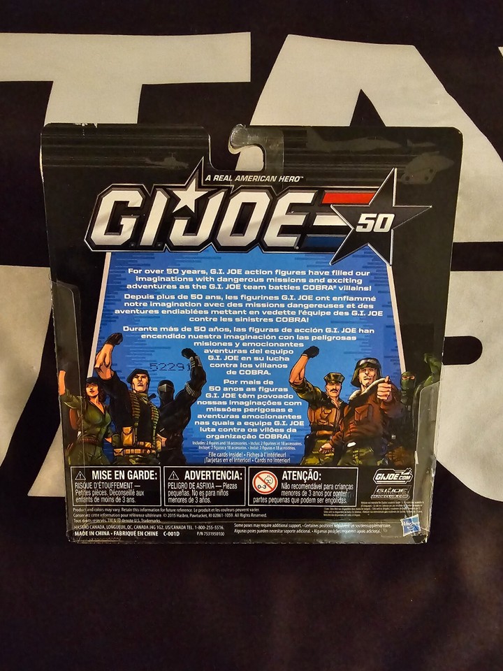 Gung-Ho & Cobra Shadow Guard G.I. JOE COBRA 50th Anniversary MOC NEW | eBay