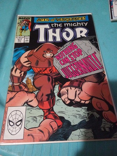 Thor #411..1989. 1st app. New Warriors. Juggernaut. | eBay