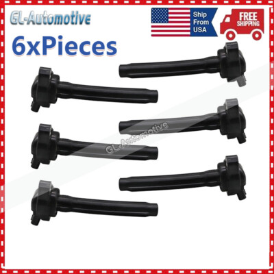 6X Ignition Coil For Toyota Sienna Camry Highlander 2017-18 3.5L 90919 ...