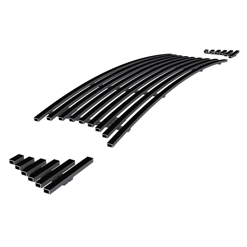 For 2013-2014 Ford Mustang GT Black Main Upper Billet Grille Grill ...