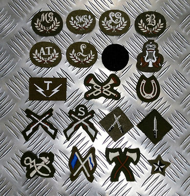 Genuine British Army Trade / Qualification Badges / Patches Assorted ...