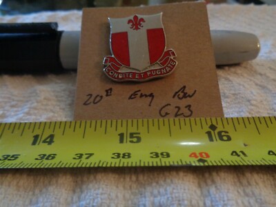 20th Engineer Battalion G23 Unit Crest, DI, DUI (DRAW#F4) | eBay