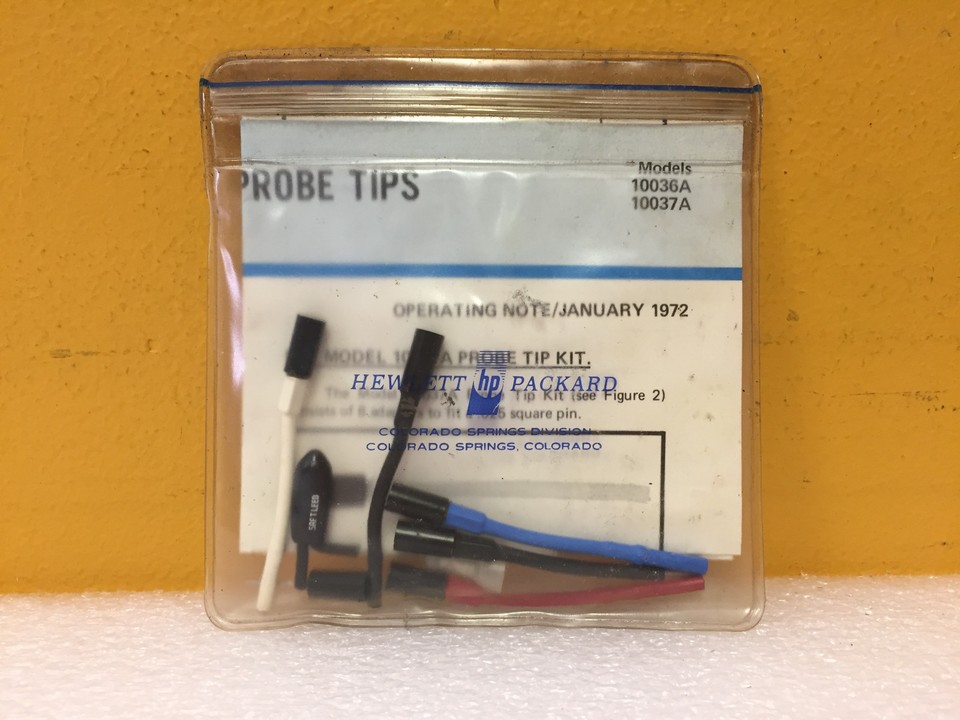 HP / Agilent 10036A (7 Piece) Probe Tip Adapter Kit. For 10004x, 10005x ...