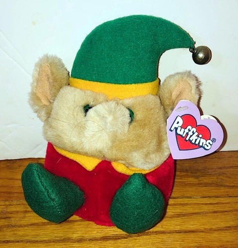 Swibco Puffkins 4” Elvin The Elf Christmas Plush Doll Stuffed Animal ...