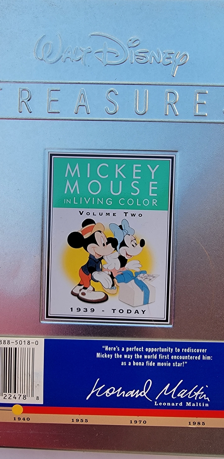 Walt Disney Treasures Mickey Mouse in Living Color Vol 2 1939-Today DVD ...