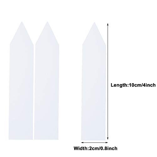 1000 Pcs 4" Waterproof Plastic Plant Labels - Garden Stake Tags for ...
