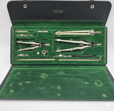Vintage Dietzgen Master-Pro 1212PJL Drawing Instrument Set complete ...