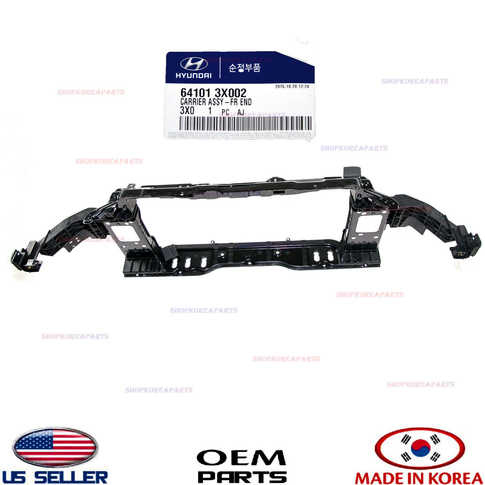 RADIATOR SUPPORT GENUINE!!! HYUNDAI ELANTRA SEDAN 2011-2016 641013X002 ...