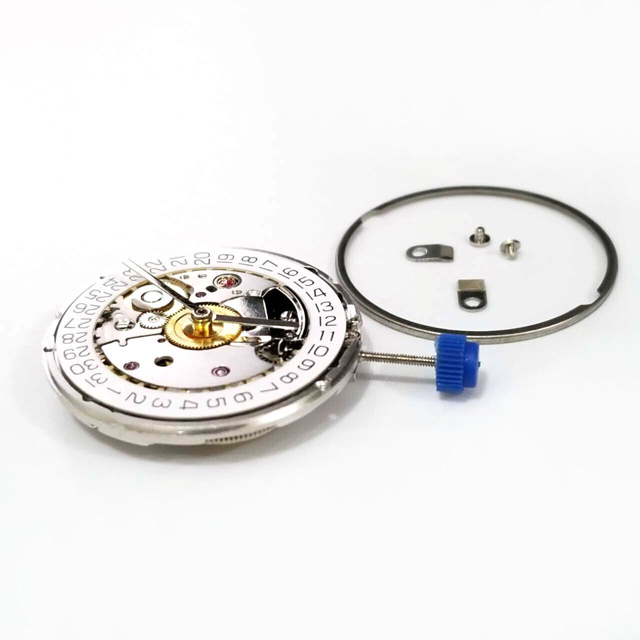 Seagull ST2130 Automatic Movement Silver Plated Clone Replacement for ...