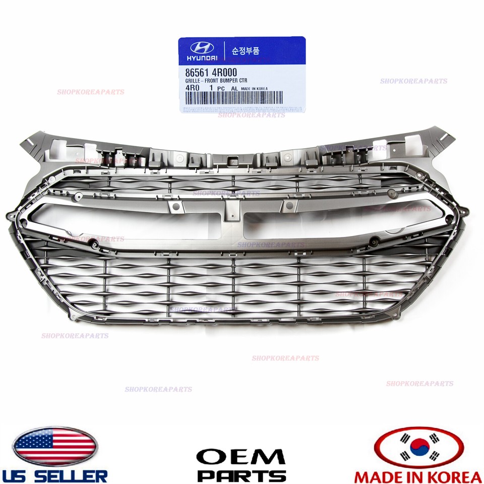 Genuine Radiator Grille Center OEM Sonata Hybrid 2011-2015 865614R000 ...