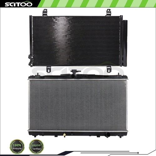 Car Radiator and A/C Condenser Kit Fits 2013-2017 Toyota Avalon Camry ...