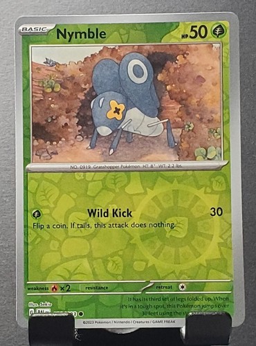 2022 Pokemon 20/193 NYMBLE Reverse Holo PALDEA EVOLVED card NM/MT | eBay