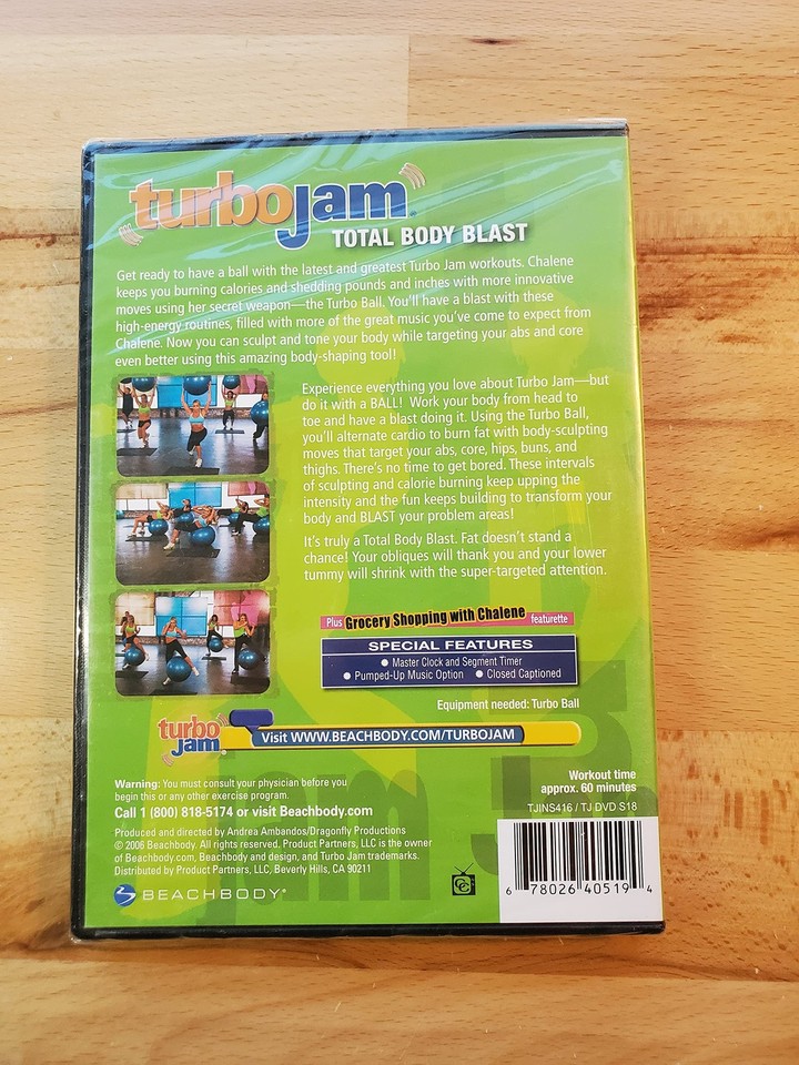 Turbo Jam Total Body Blast DVD by Chalene Johnson | eBay