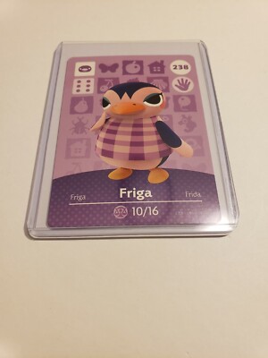 Friga # 238 Animal Crossing Amiibo Card Horizon Series 3 MINT NEVER ...