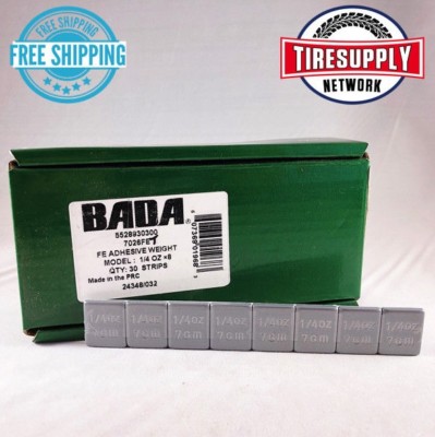 BADA 7026FET Tape Wheel Weights .25oz 1/4 Quarter oz. Silver | eBay