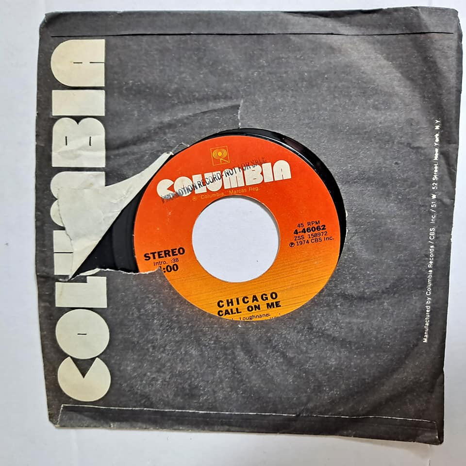CHICAGO - CALL ON ME/PRELUDE TO AIRE Columbia 45 | eBay
