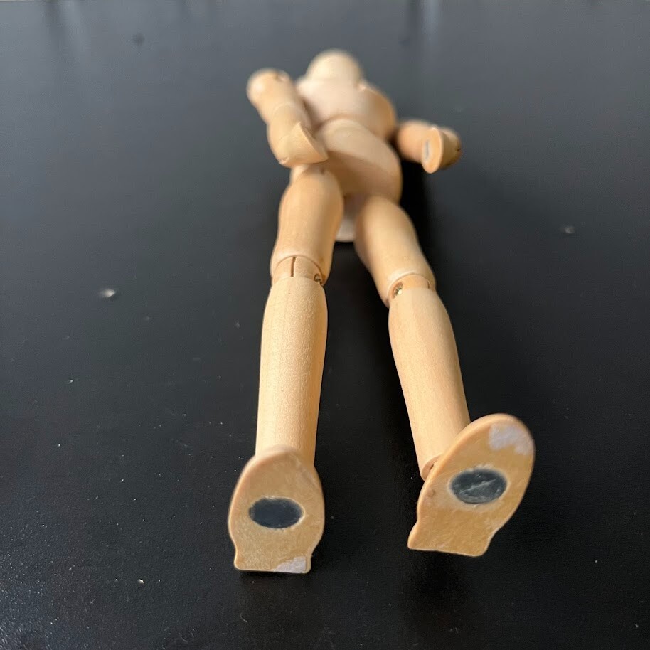 Wooden Mannequin Figure 8 Inch Male Human Body Artist Drawing Model ...