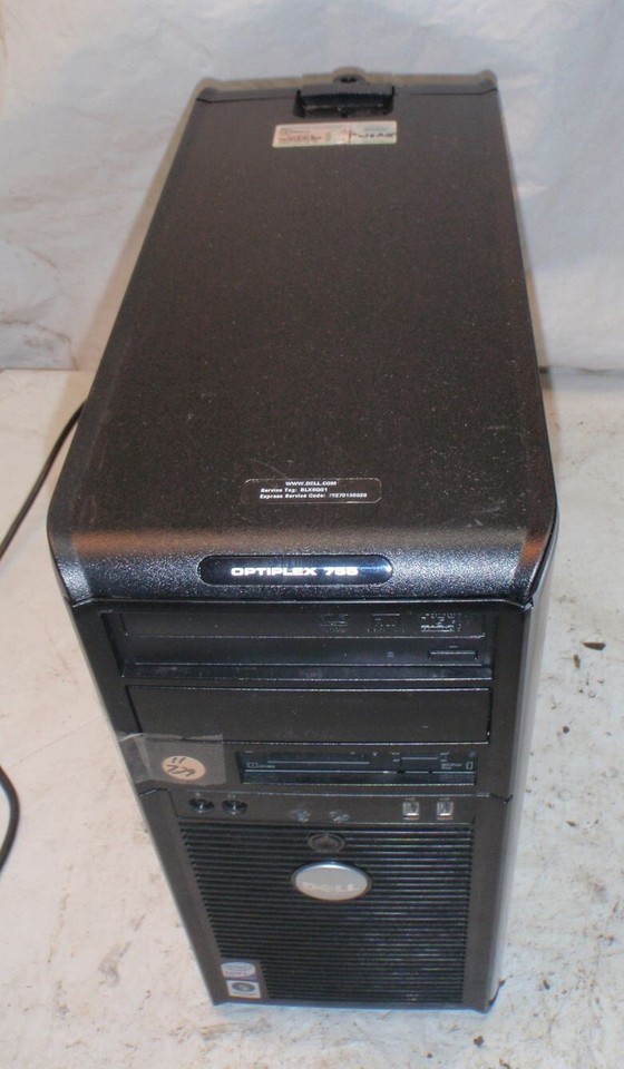 Dell Optiplex 755 Desktop Computer Model: DCSM w Windows Vista Business ...