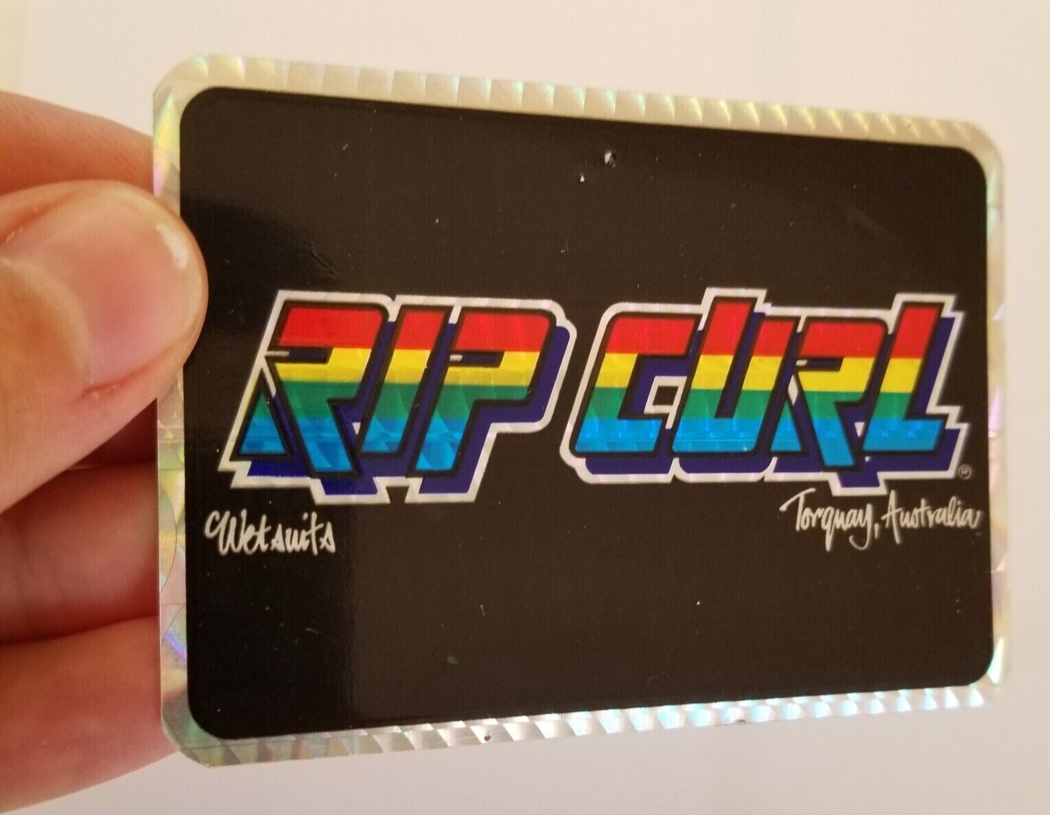 Vintage RIP CURL Surf Skate Sticker Prism Vending Machine VTG Rare 90s ...