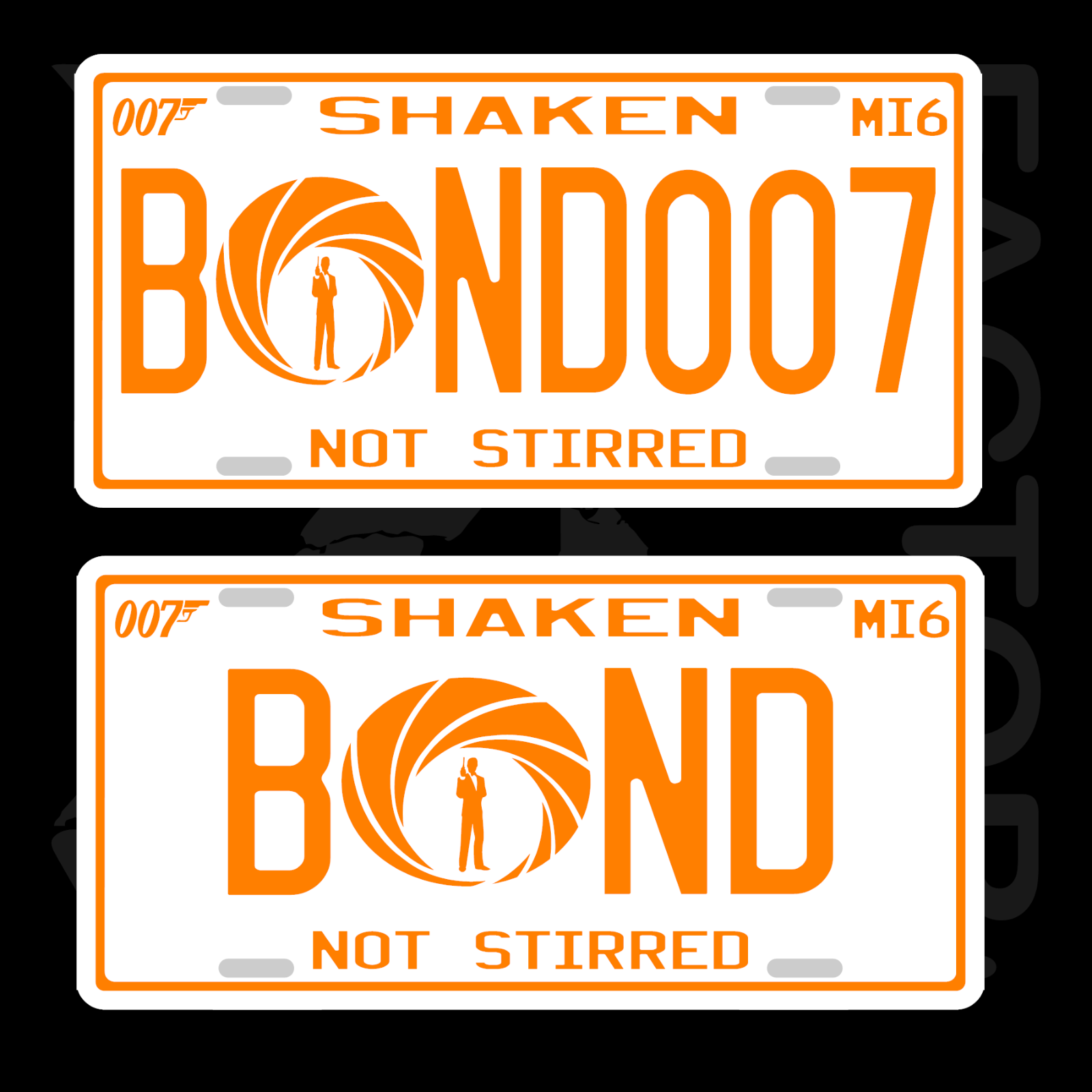 james bond license plate | eBay