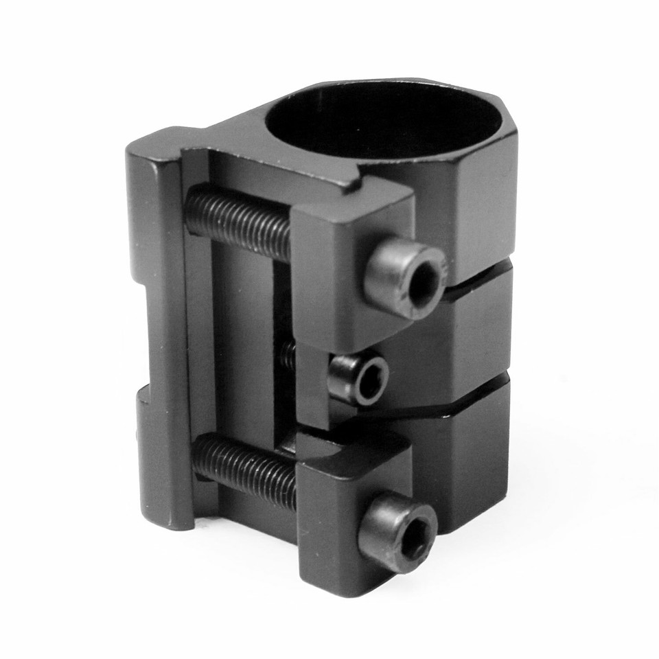 Flashlight Clamp Mount Rifle Shotgun Laser Scope Bracket Rail ...