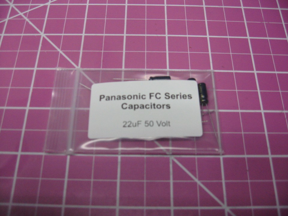 Panasonic - FC Series - Radial Electrolytic Capacitors - 50v 22uF - 10 ...