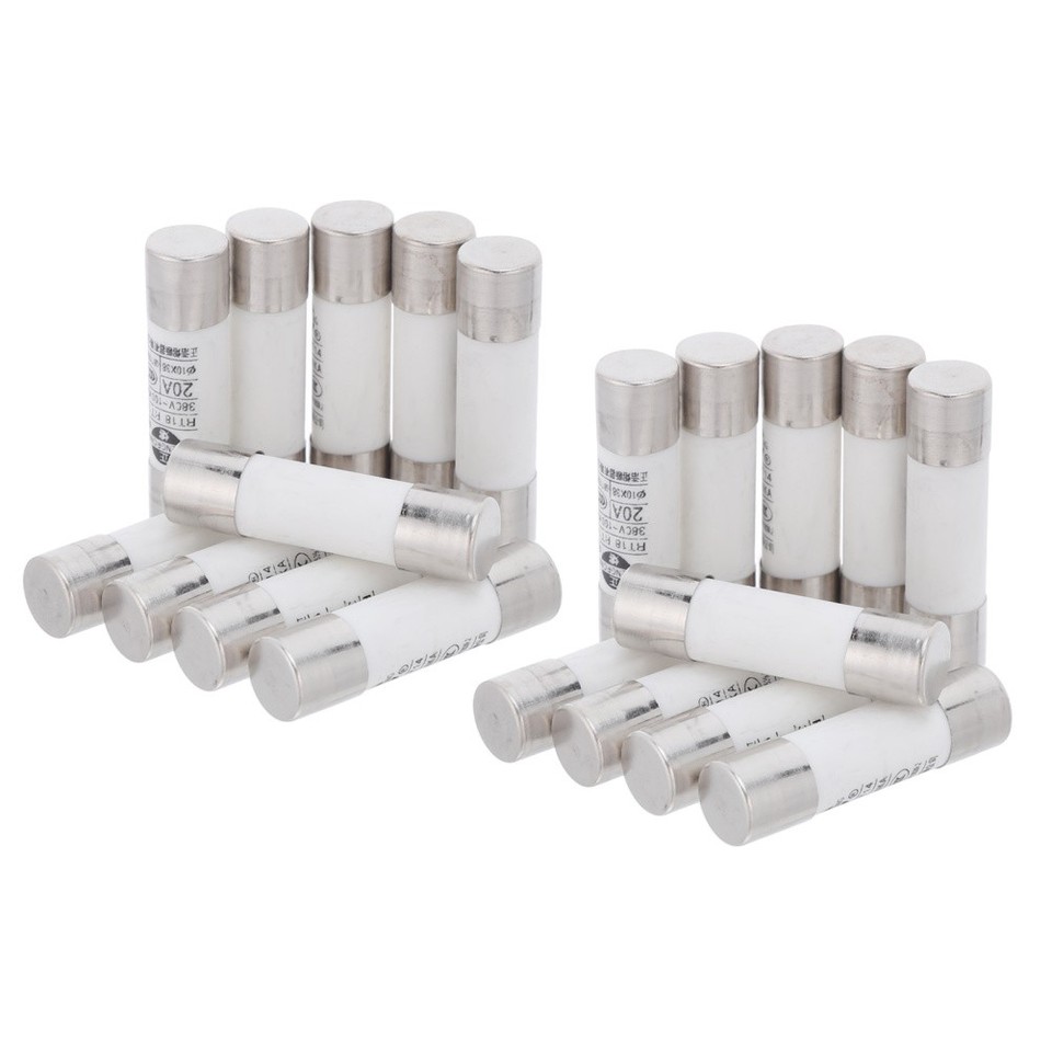 20 Pcs Fast Blow Fuse Appliance Cartridge Fuses Ceramic Assortment Kit ...