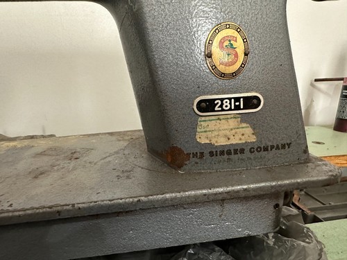 Industrial Sewing Machine SINGER 281-1 Light Leather for sale online | eBay