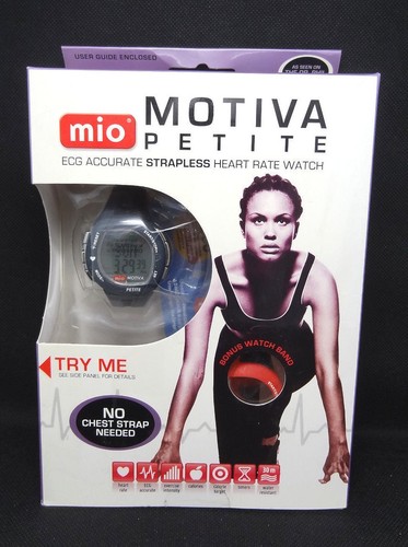 New MIO Motiva Petite Heart Rate Calorie Monitor Watch w/Extra Red ...