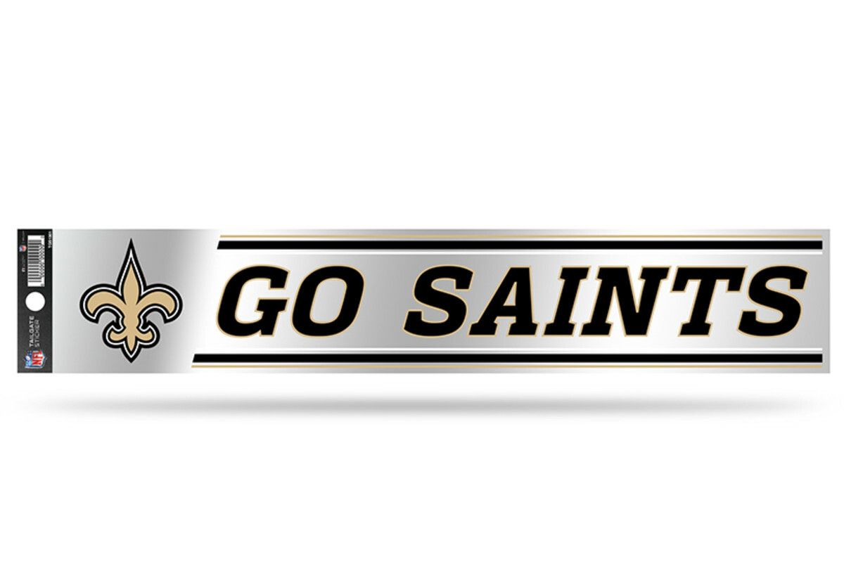 New Orleans Saints NFL 3 x 17 Go Saints Slogan Decal FREE SHIP! | eBay