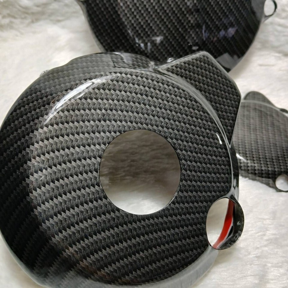 Engine Guard Cover Kawasaki KLX250 Motorcycle Frame Black carbon ...