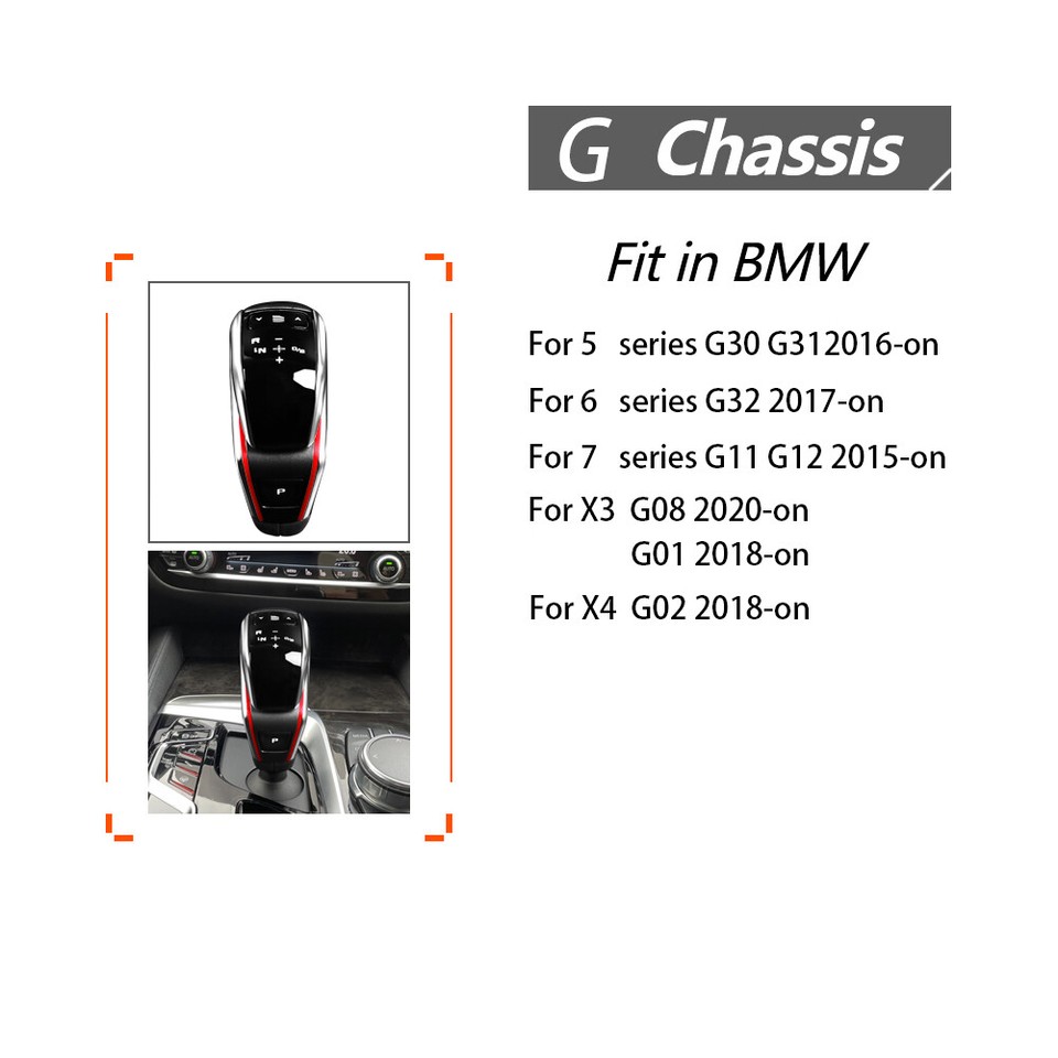 Replacement Gear Shift Knob kit fit For BMW X3 X4 5 6 7 Series G30 G32 ...