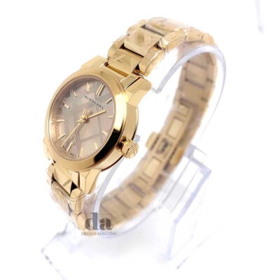 Burberry BU9234 The City Gold Ion-plated Tone Bracelet Women's Wrist ...