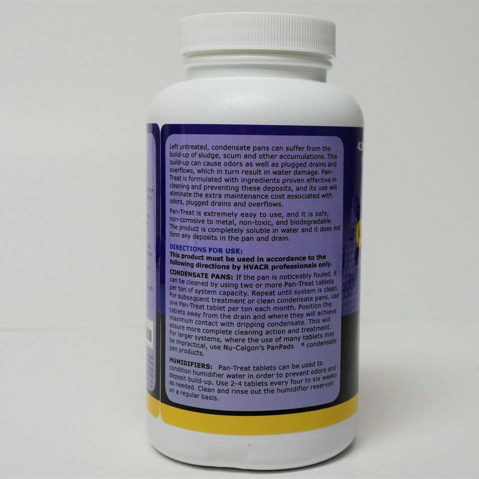 Nu-Calgon Condensate Pan Scum Treatment Tablets, part number 4296-60 ...