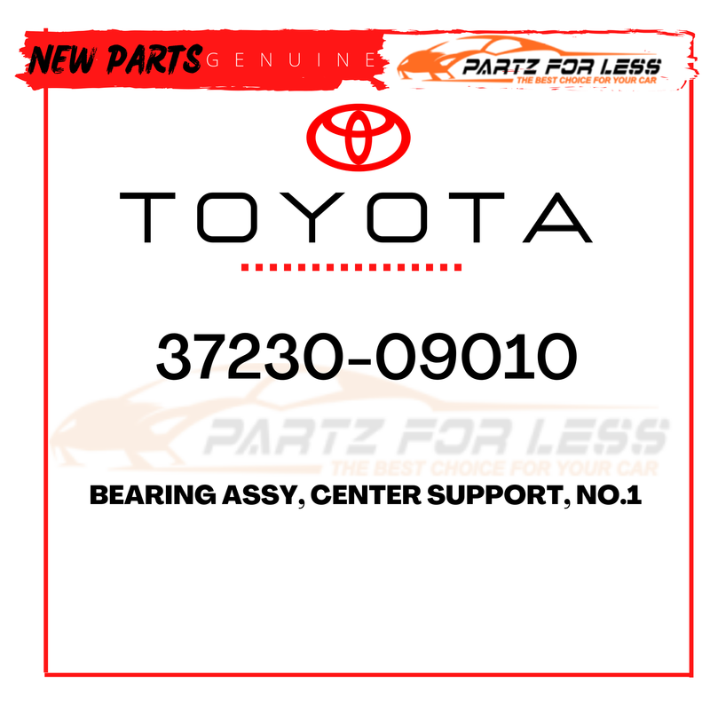 37230-09010 TOYOTA GENUINE BEARING ASSY, CENTER SUPPORT, NO.1 ...
