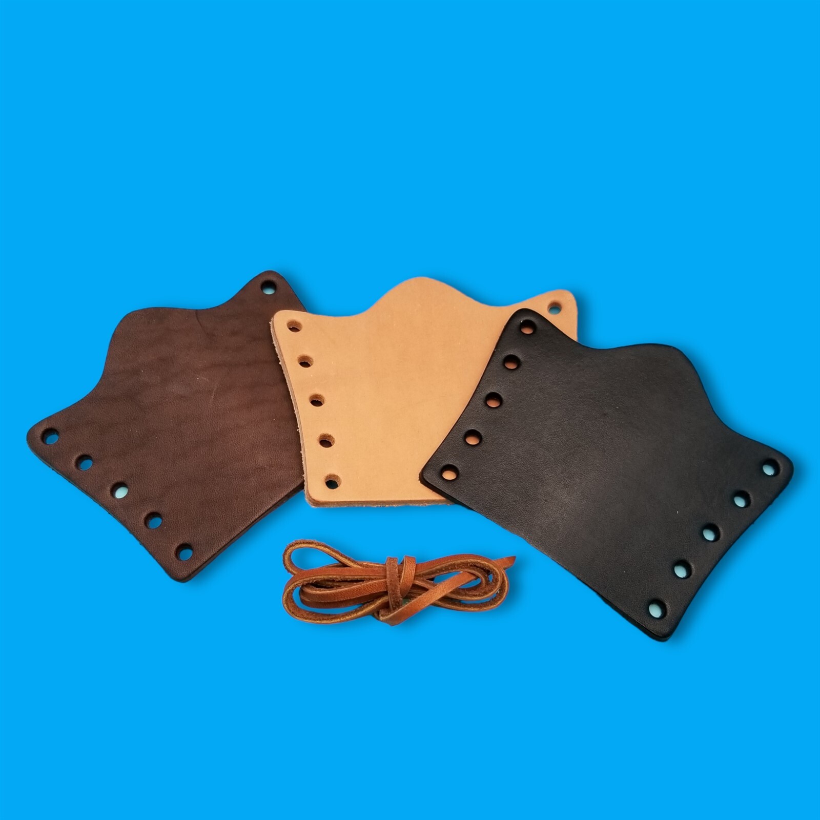 Axe Collar Overstrike Guard 4" Leather Hatchet Protector Latigo Lacing ...