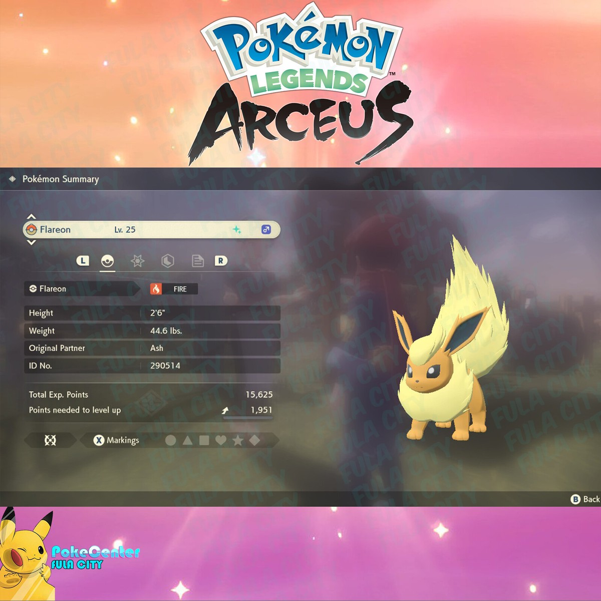 Pokemon Shiny Flareon Pokemon Shiny Eevee Evolutions + Shiny Pikachu